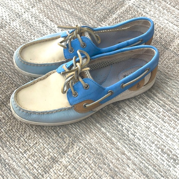 Sperry | Shoes | Sperry Boat Shoes Light Blue Color 85 | Poshmark